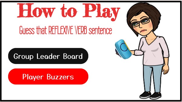 GUESS THAT REFLEXIVE VERB SENTENCE