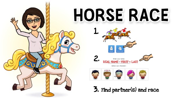 HORSE RACE WORD ORDER