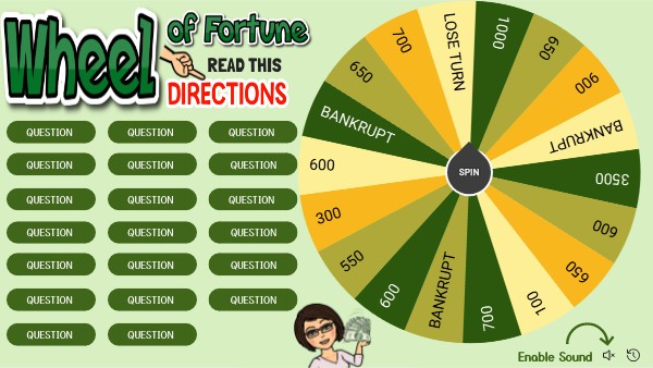 WHEEL OF FORTUNE SIMPLE PAST | Genially