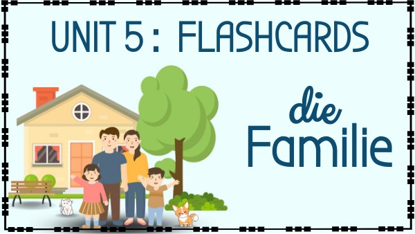 FAMILY FLASHCARDS