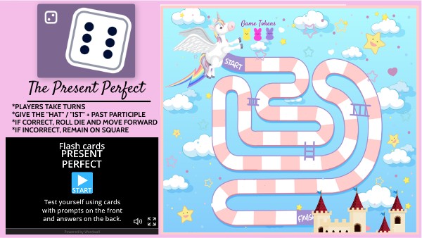 PRESENT PERFECT BOARD GAME