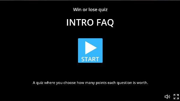 INTRO FAQ WIN OR LOSE QUIZ | Genially