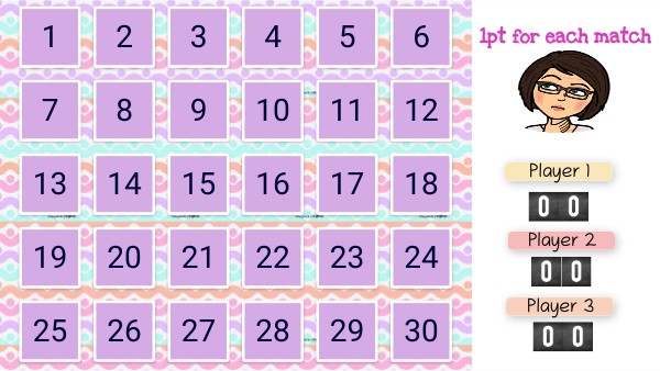 MATCHING SCHOOL OBJECTS