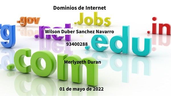 Dominios de Internet