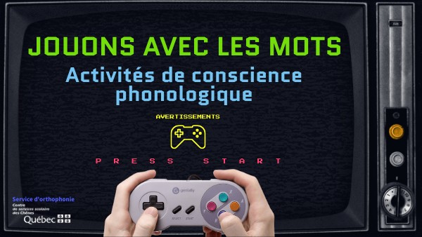 Jouons avec les mots | Genially