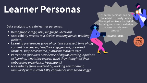 Learner Personas
