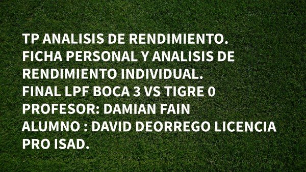 Presentacion Analisis de rendimiento | Genially