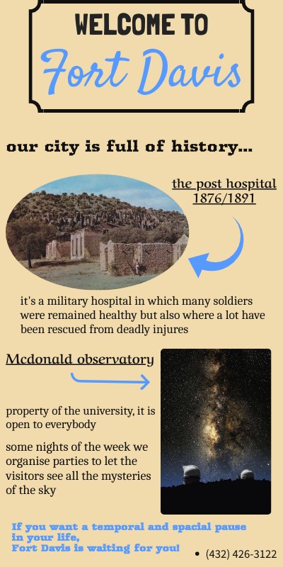 Fort Davis poster