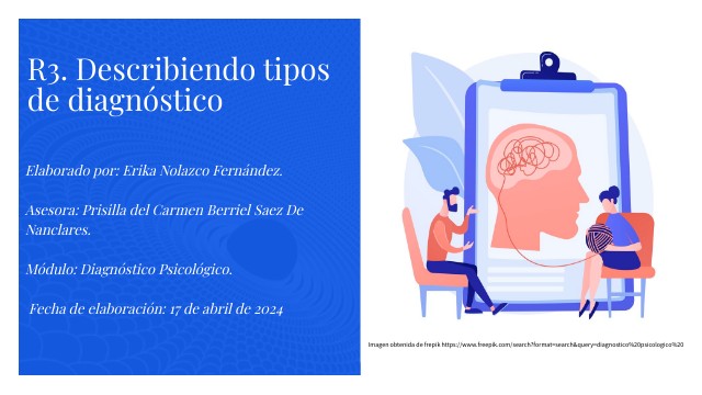 Describiendo tipos de diagnóstico