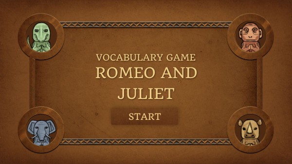 Romeo and Juliet vocabulary game | Genially