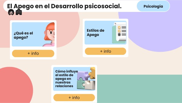 ESTILOS DE APEGO | Genially