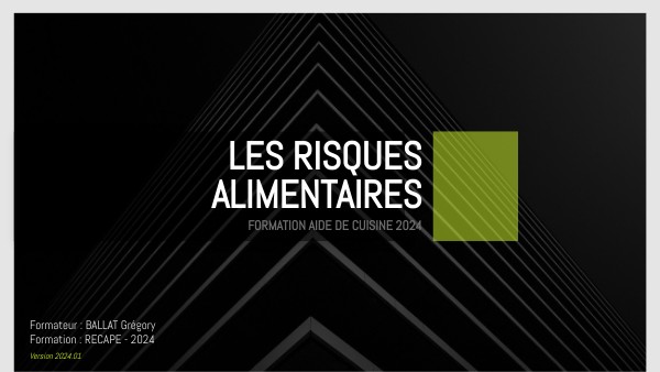 Les Risques Alimentaires