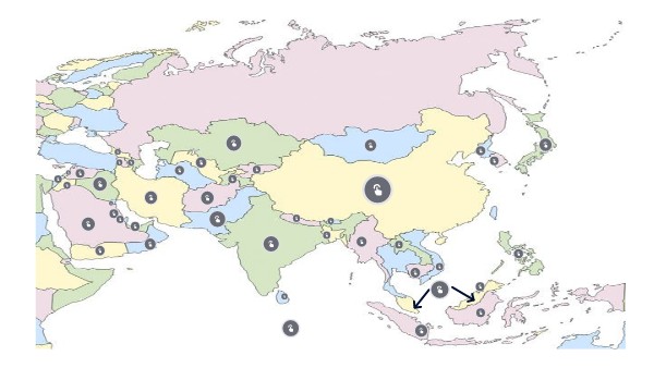 Mapa asia | Genially