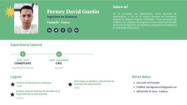 CV GENIAL | Genially