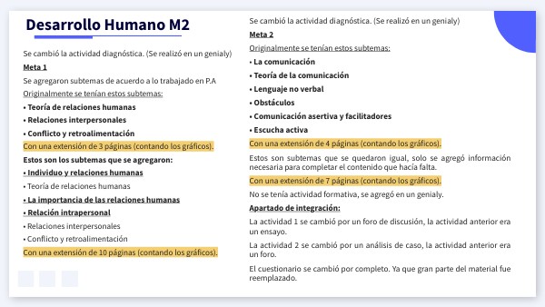 desarrollo humano M3 | Genially