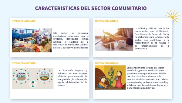 SECTOR COMUNITARIO | Genially