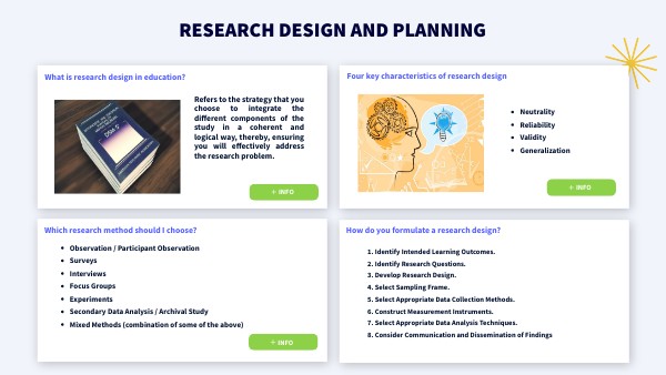 RESEARCH DESIGN AND PLANNING | Genially