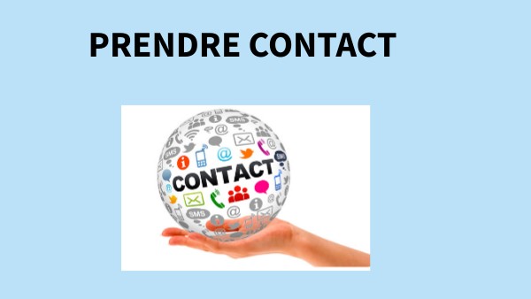 Prendre contact | Genially