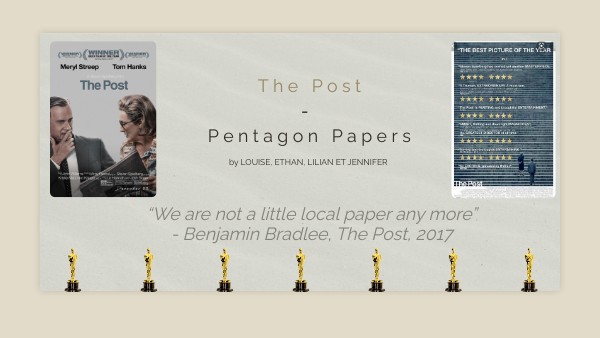 THE POST - PENTAGON PAPERS