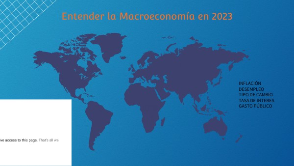 Mi clase: Macroeconomía | Genially