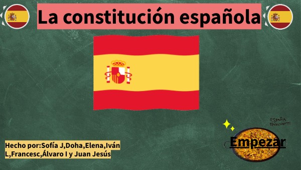Constitución española | Genially