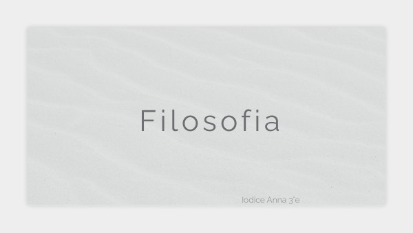 Filosofia