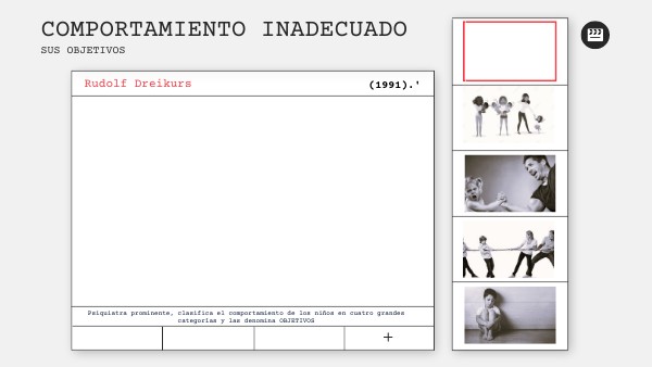 El Comportamiento Inadecuado