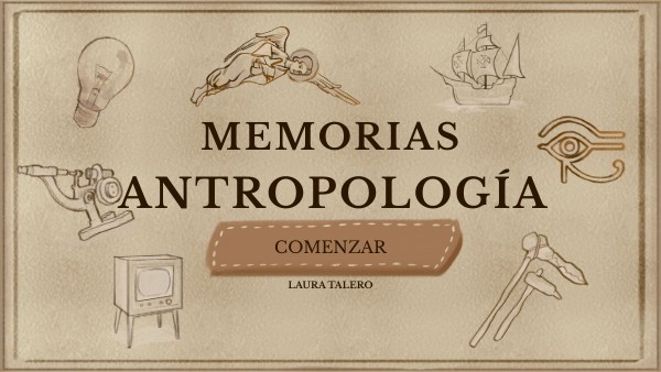 Memorias antropología