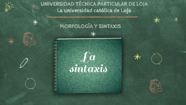 Infografía de la sintaxis | Genially