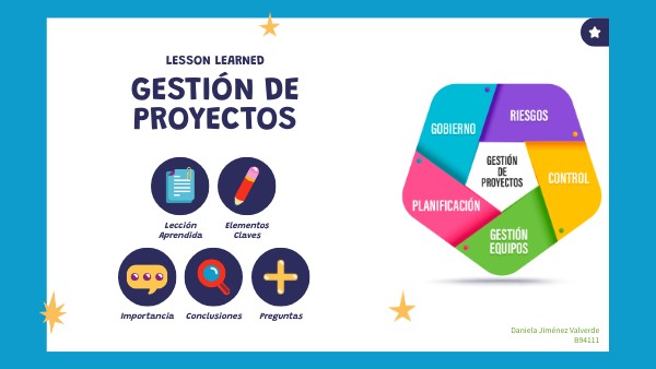 Gestión de proyectos | Genially