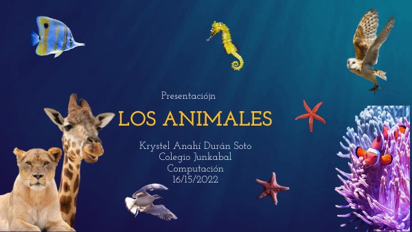 PRESENTACIÓN ANIMALES | Genially