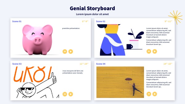 GENIAL STORYBOARD