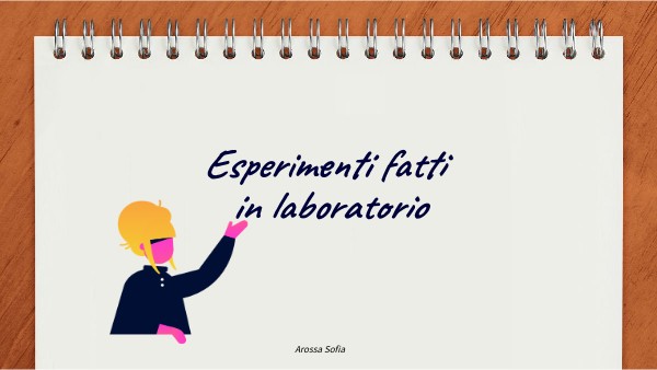 Esperimenti scienze