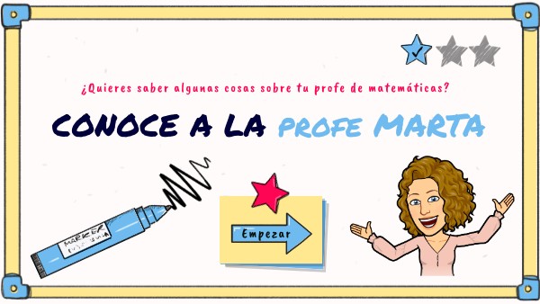 Conoce a la profe Marta