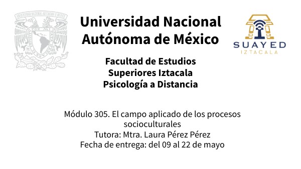 La Psicología y la conducta desadaptada | Genially