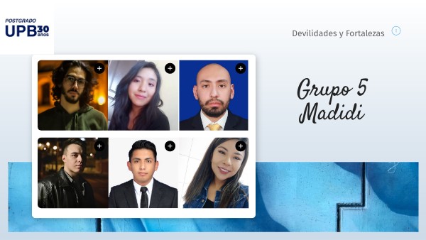 Organizacion 1 (Dedilidades y Fortalezas del G5) | Genially