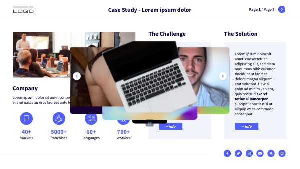 CASE STUDY INFOGRAPHIC | Genially