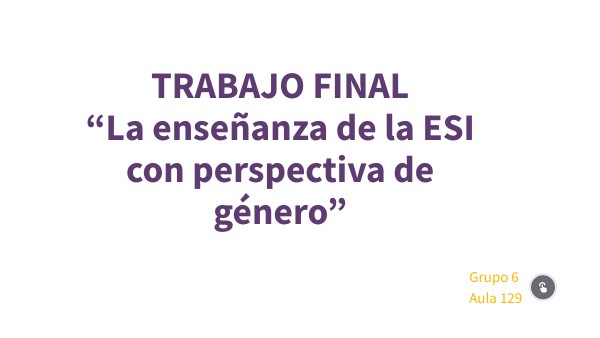 Trabajo final ESI | Genially