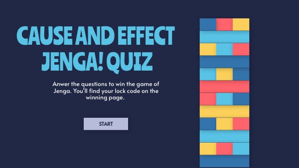 G6R Cause and Effect JENGA QUIZ | Genially