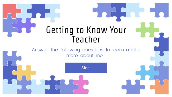TPT Getting To Know Your Teacher | Genially