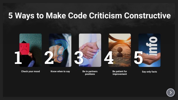 5 Ways to Make Code Criticism Constructive | Genially
