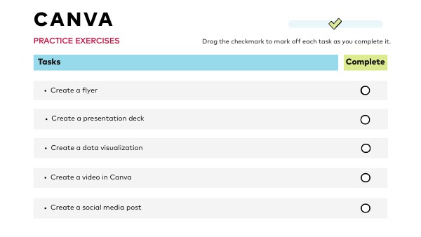 Canva In Practive Evaluation Practice Exercise
