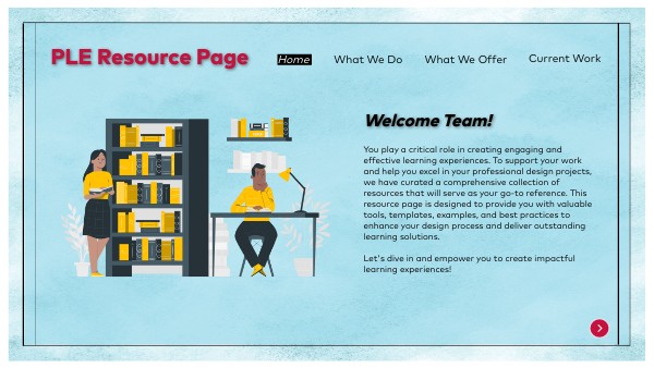 PLE Resource Page Genially | Genially