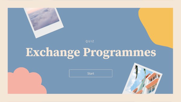 Exchange Program | Genially