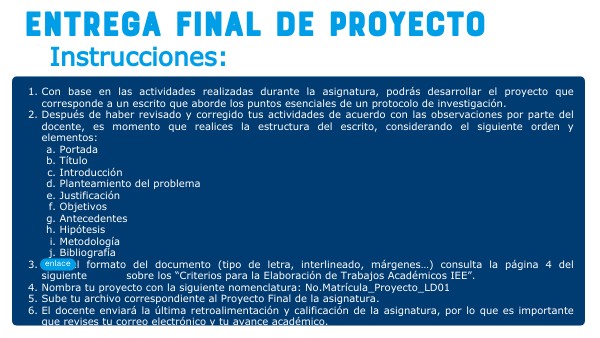 Entrega Final de Proyecto | Genially