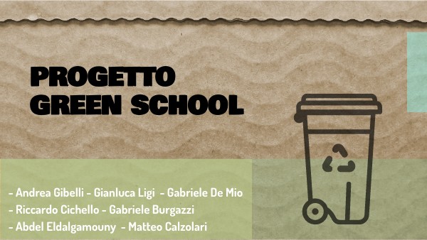 PROGETTO GREEN SCHOOL | Genially