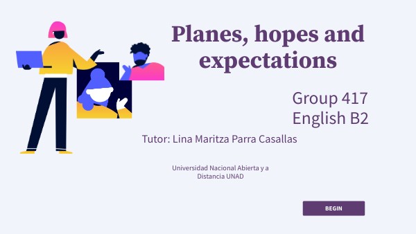 Planes, hopes and expectations | Genially