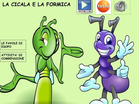Favola - LA CICALA E LA FORMICA