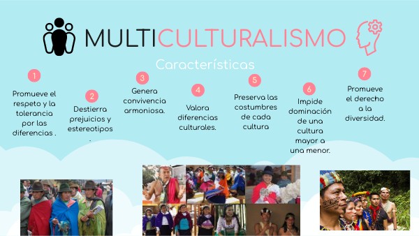 CARACTERISTICAS MULTICULTURALISMO