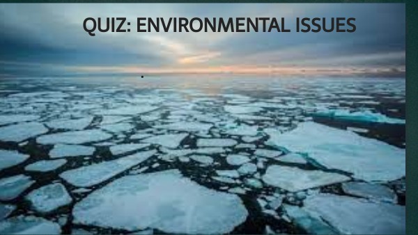 Environmental issues quiz | Genially
